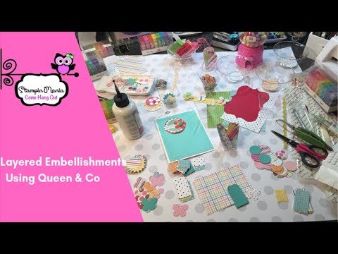 Creating Layered Embellishments - YouTube