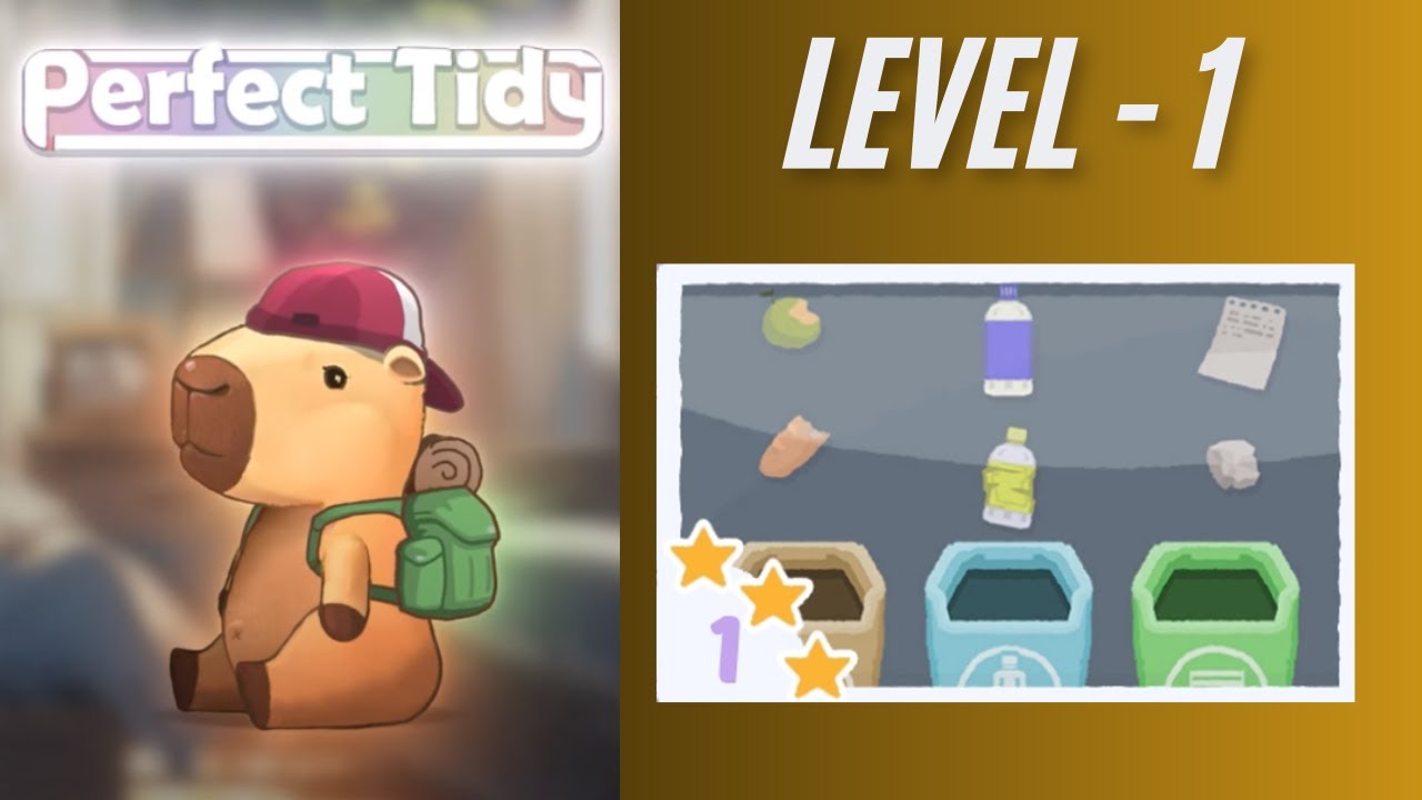 Perfect Tidy Level 1 Solutions - YouTube