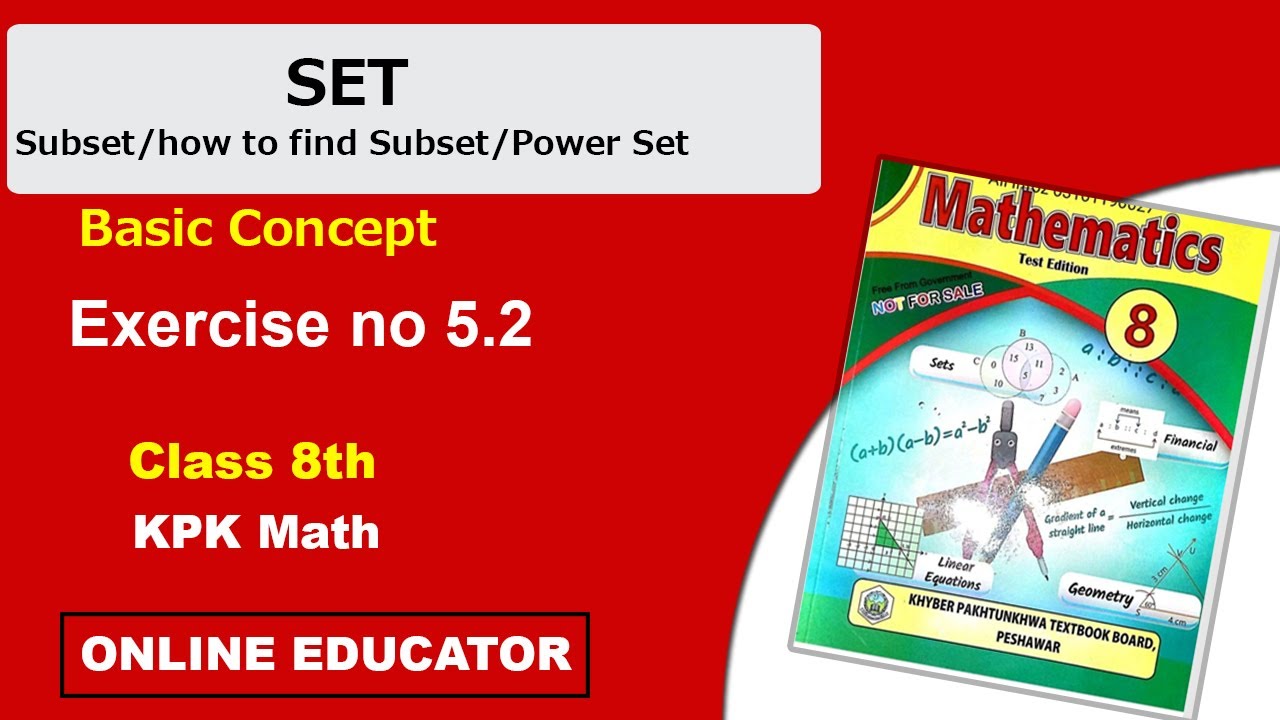 How to find a Subset of a Set, Power Set | What are Subsets? - YouTube