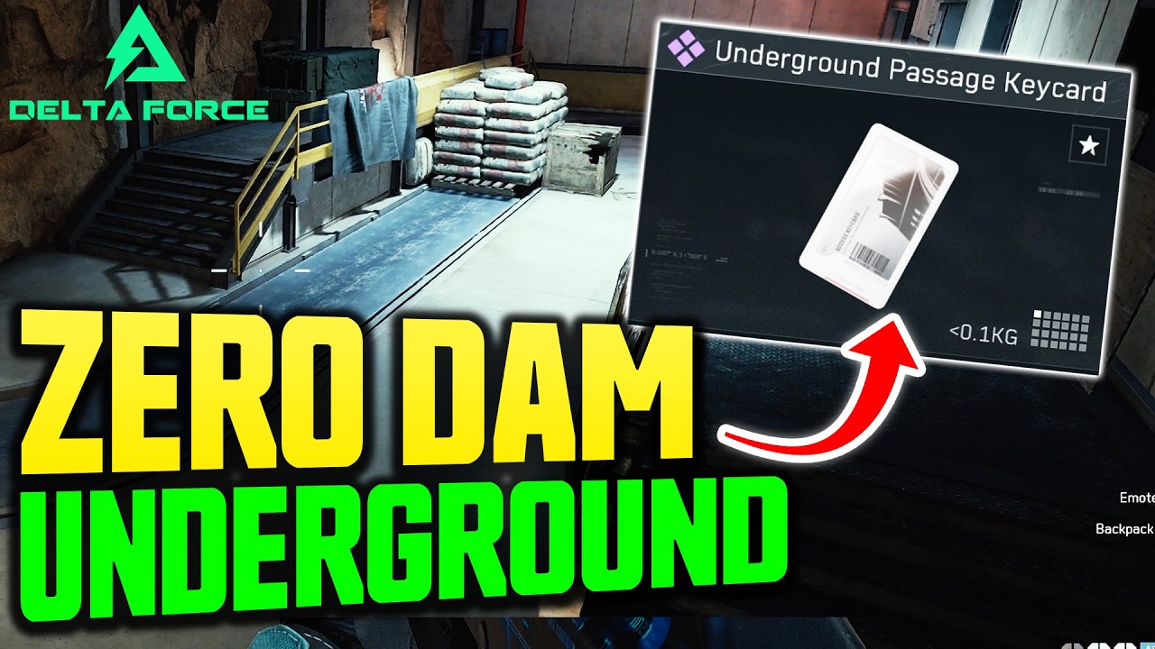 Zero Dam NEW Underground SECRET Areas Guide // Delta Force Operations ...