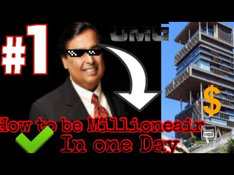 How to be rich in one day - YouTube