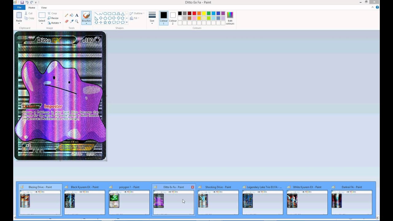 Epic Custom Realistic Pokemon Cards HD - YouTube