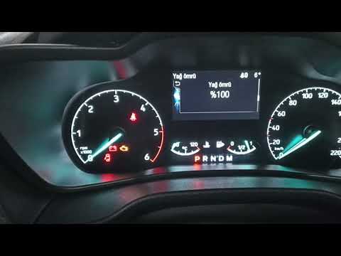 Ford Tourneo Connect bakım sıfırlama Son kasa