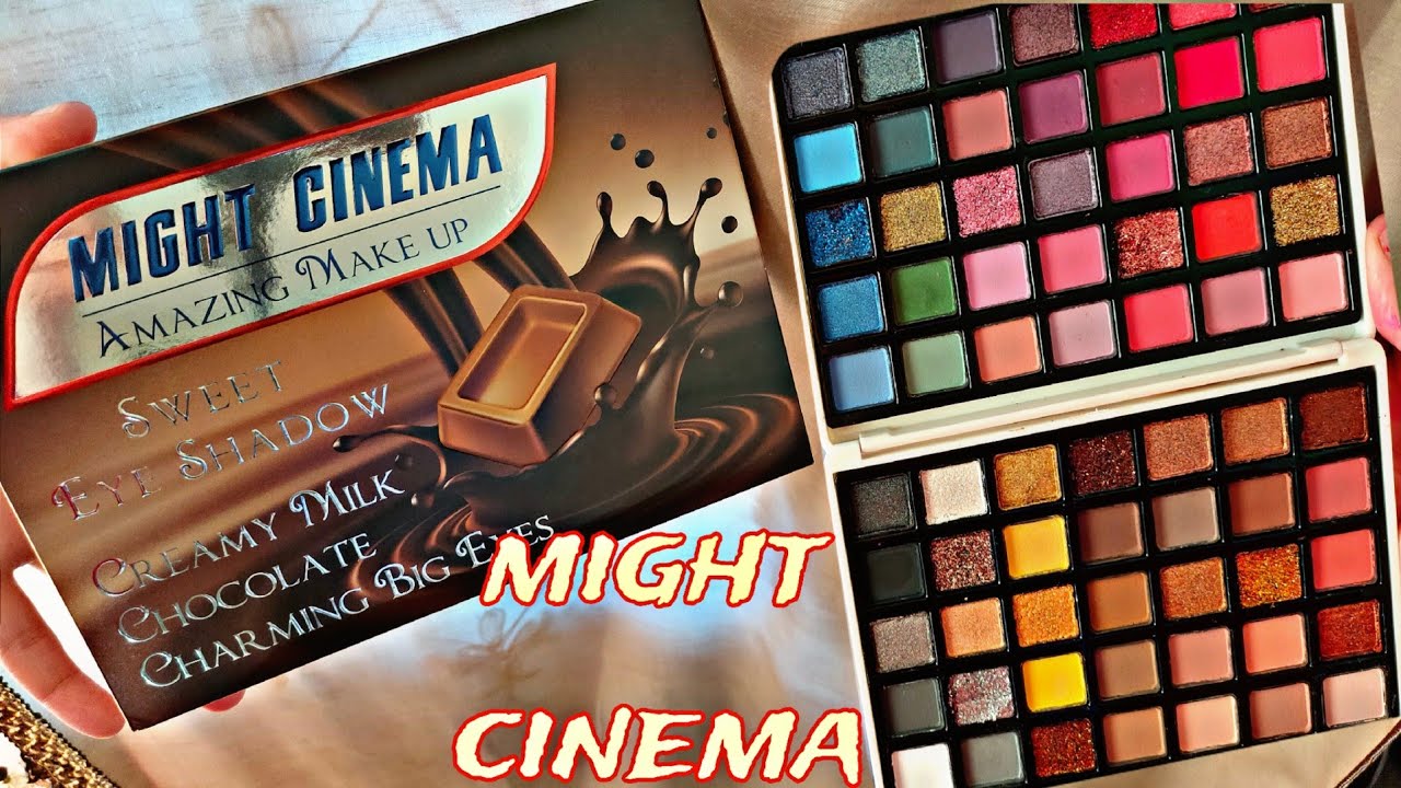 ريفيو ايشادو مايت سينما الشيكولاته ال70لون might cinema eyeshadow - YouTube