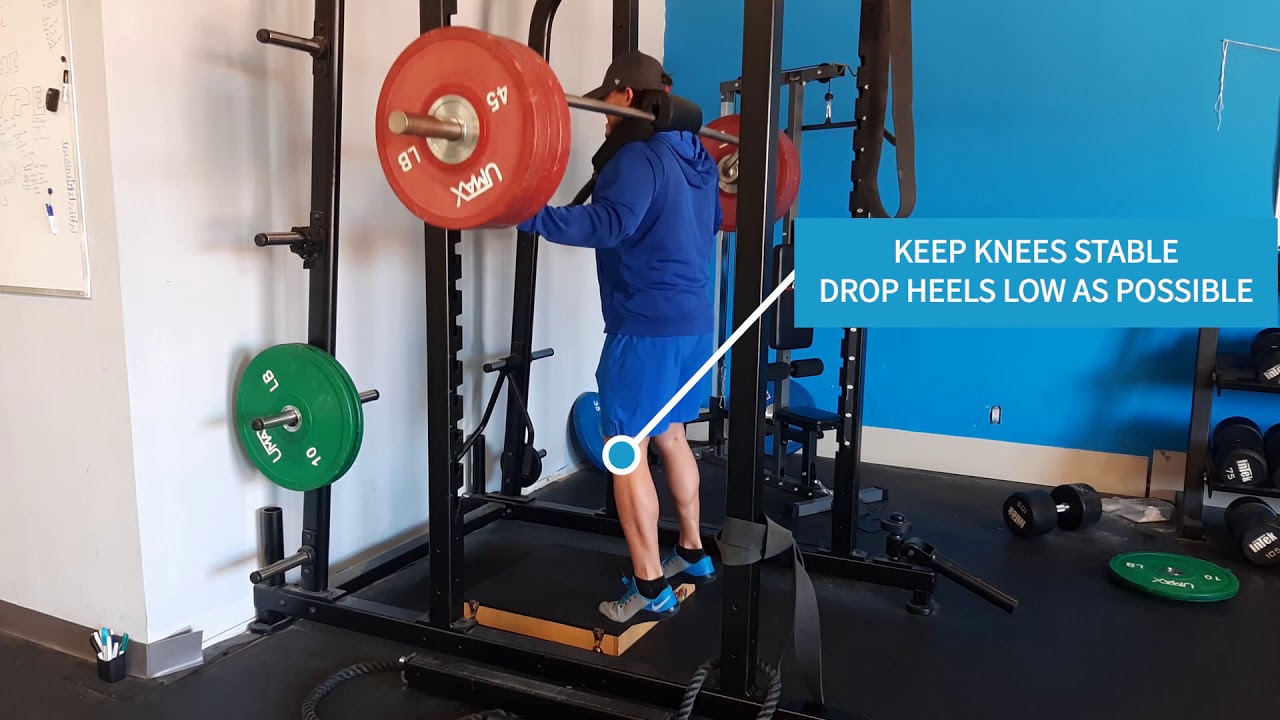 Hand Assisted Calf Raise - Strength - YouTube