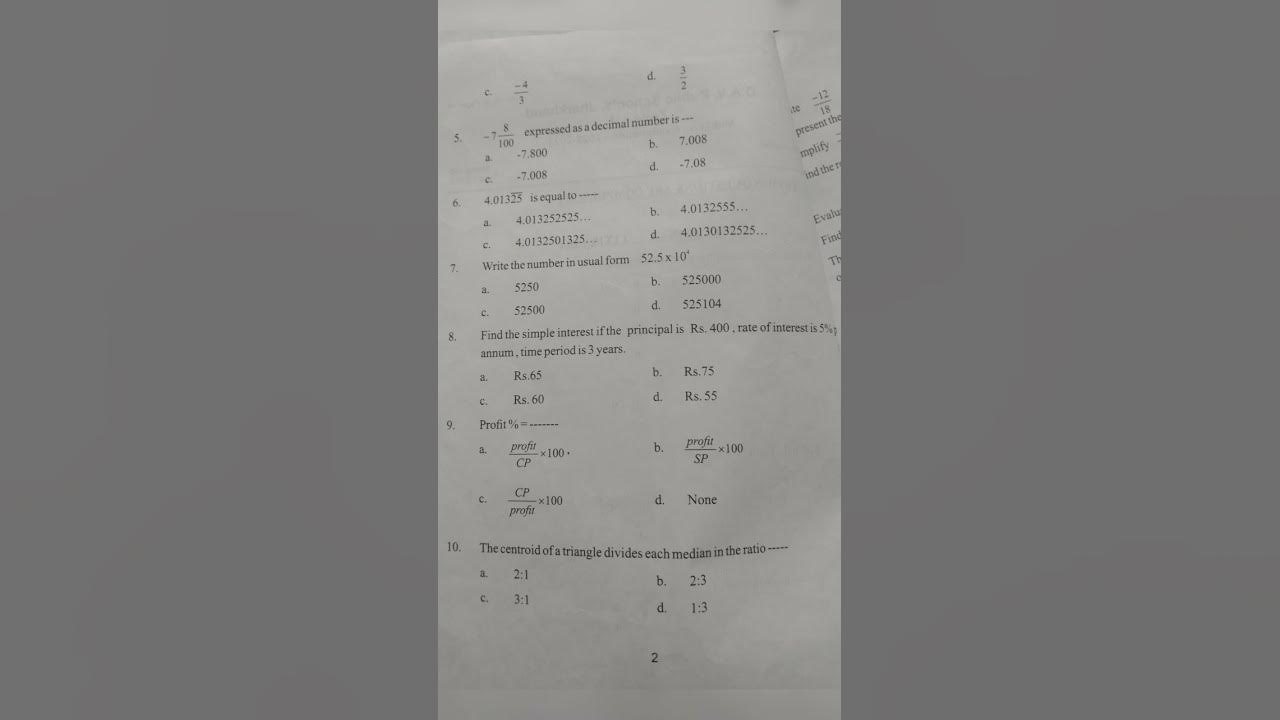 DAV Class 7 Math Questions Paper Mid Term Exam YouTube dav-class-7-math-questions-paper-mid-term-exam-youtube