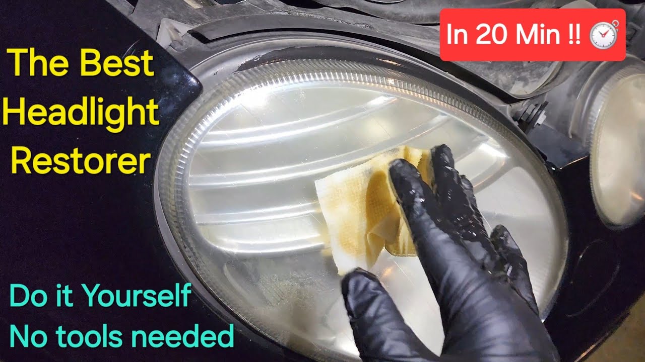 The Best Headlight Restorer Kit- DIY - YouTube