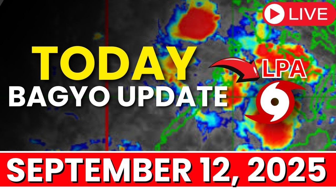 Today Bagyo Update September 12, 2025 | Low Pressure Area in the ...