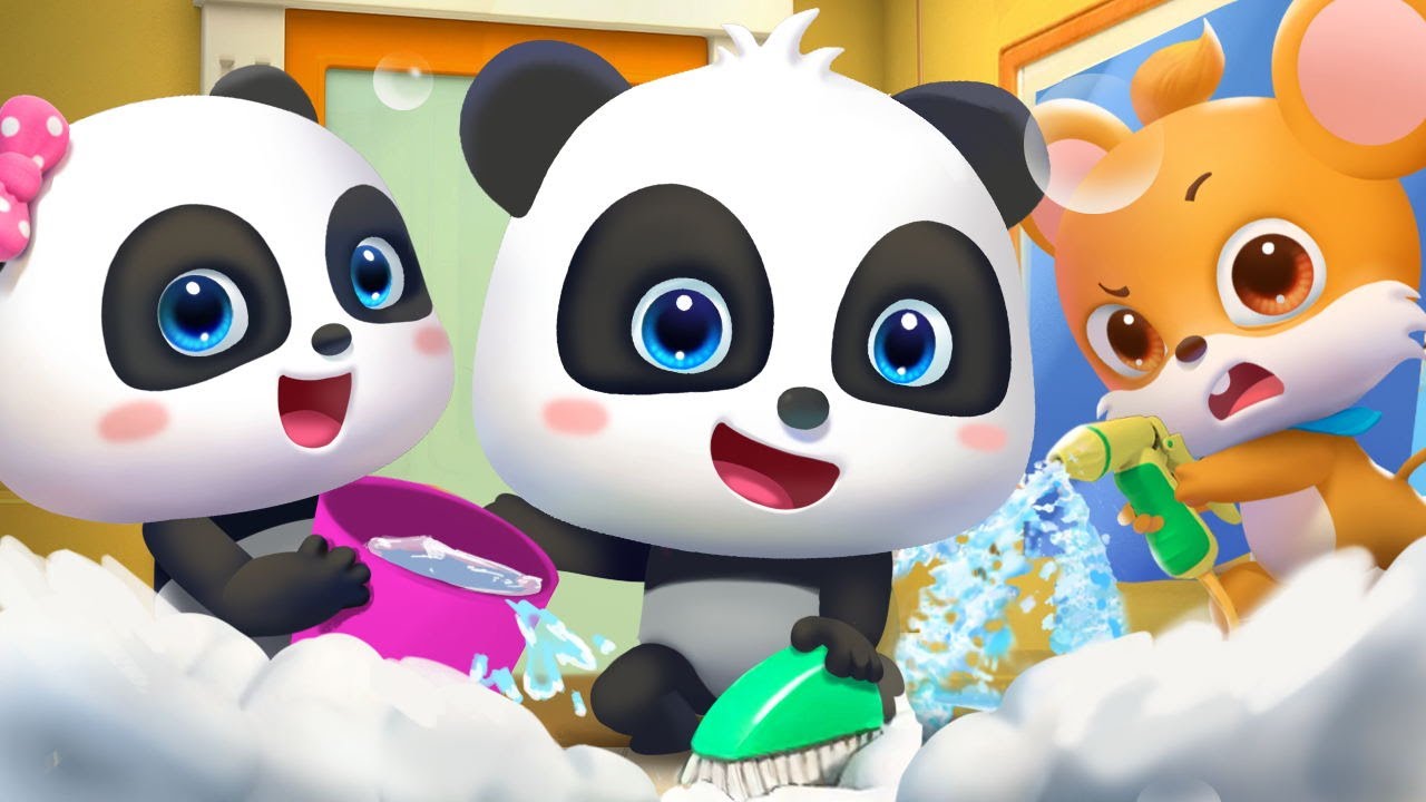 Magical Chinese Characters Ep 11 - Little Cleanser Kiki | BabyBus TV ...