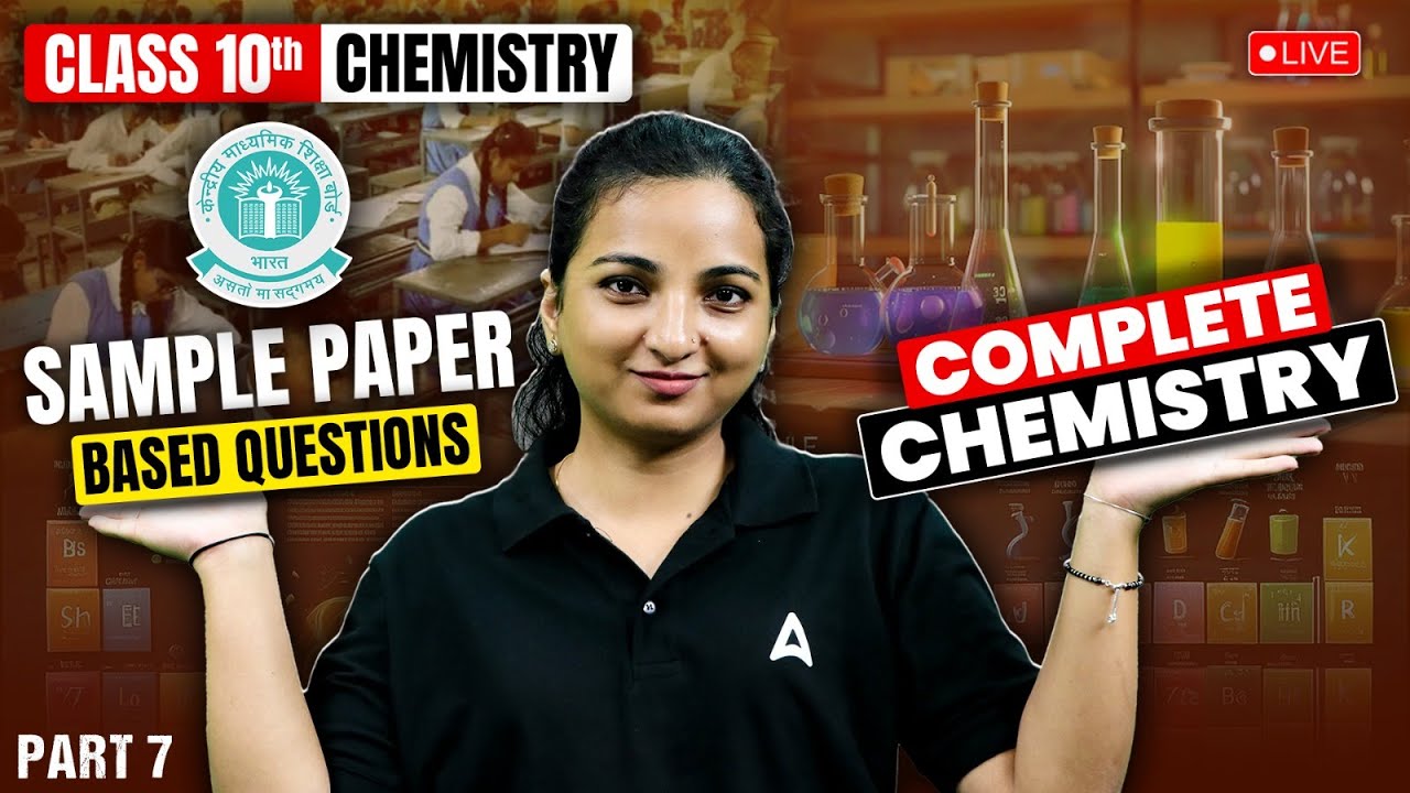 Sample Paper-Based Questions | CBSE Class 10th | Complete Chemistry by ...