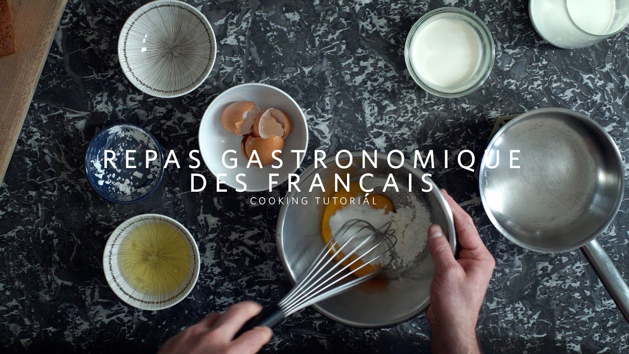 REPAS GASTRONOMIQUE DES FRANÇAIS 2020 tuto - YouTube