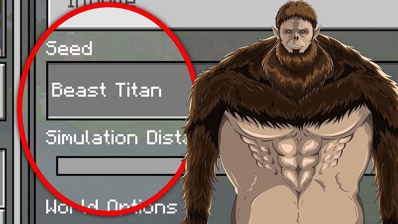 Do NOT Play the BEAST TITAN SEED in Minecraft Pocket Edition (Beast ...