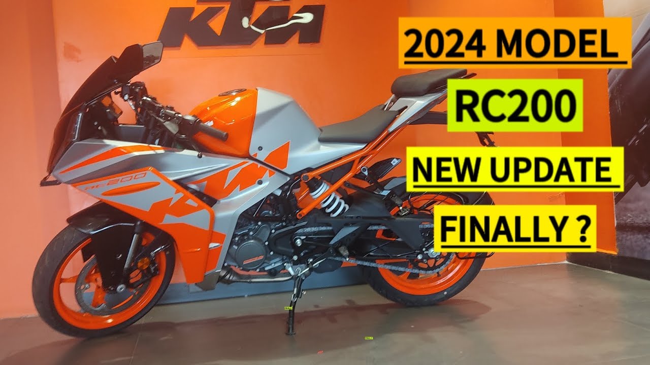 2024 new model KTM RC 200 BS7 quick review | walk around | new features ...