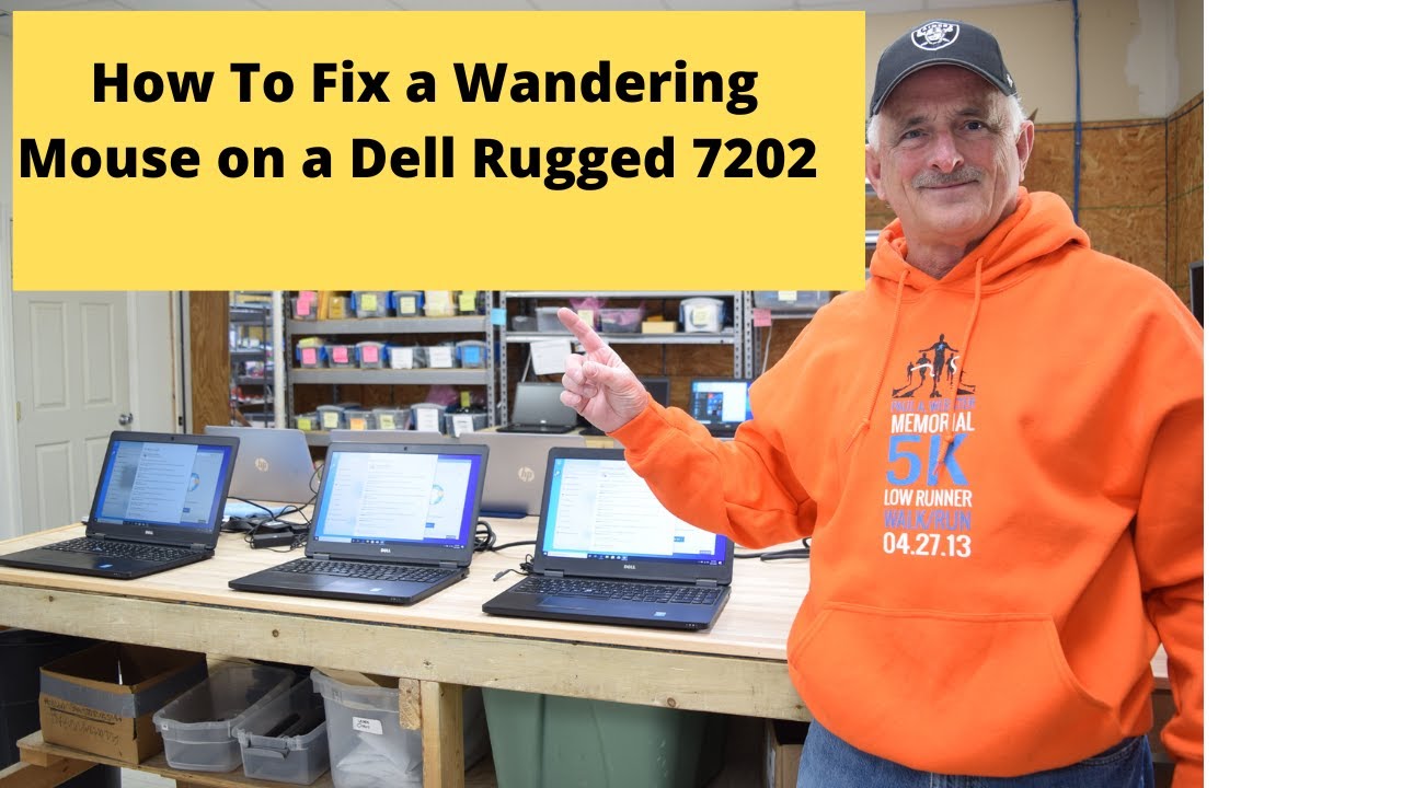 Dell Rugged 7202 Mouse Wandering Problem - YouTube
