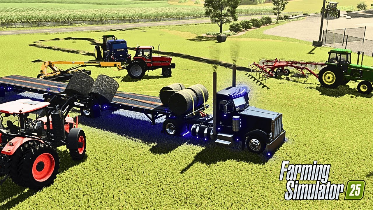 MAKING HAY WHILE THE SUN SHINES ? | RAY COUNTY | FS25 #fs25 #farming ...