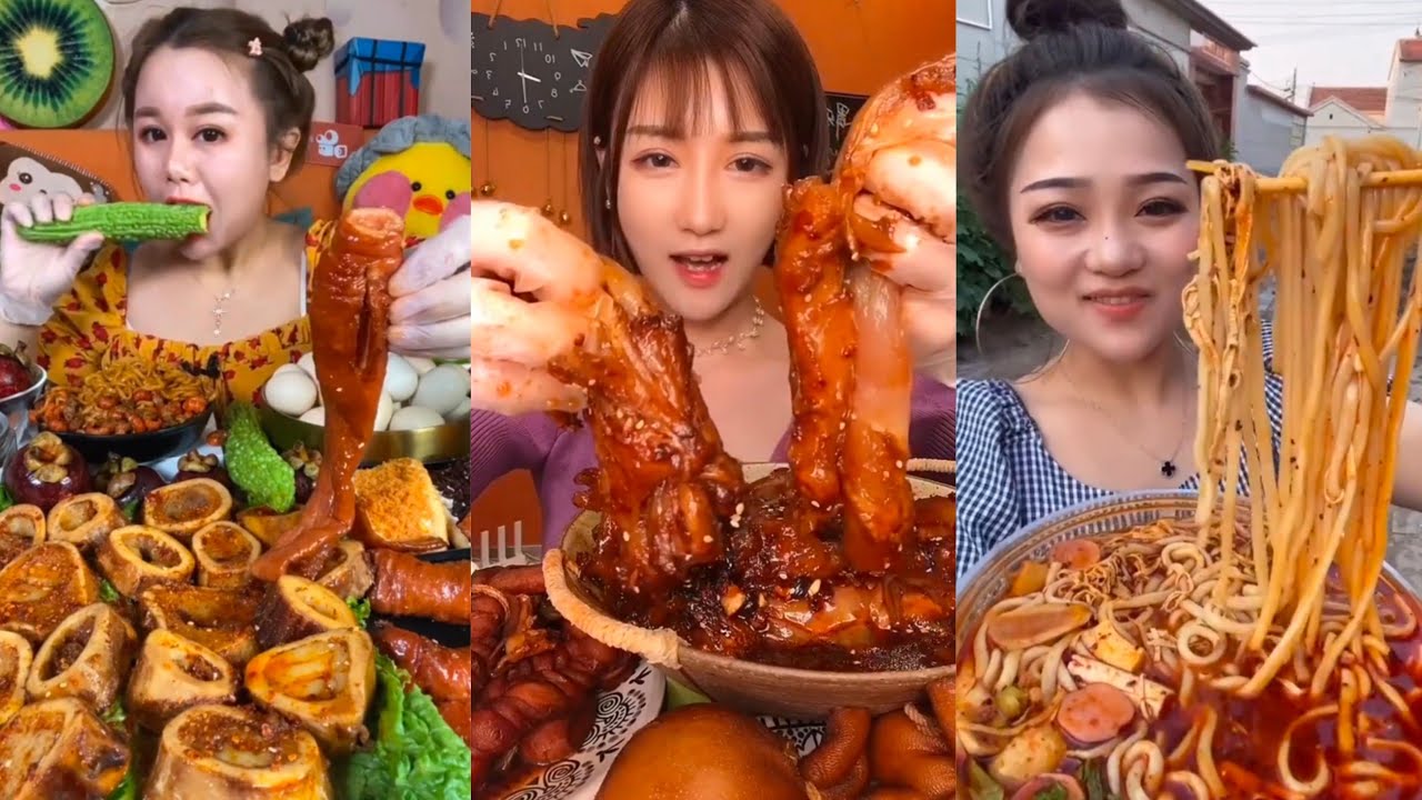 ดูตอนดึกๆหิวมาก Chainess eating show คนจีนกินโชว์ ep.136 - YouTube