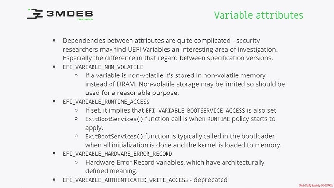 Arch4021: Introductory UEFI 05 02 UEFI Variables Protection, 42% OFF