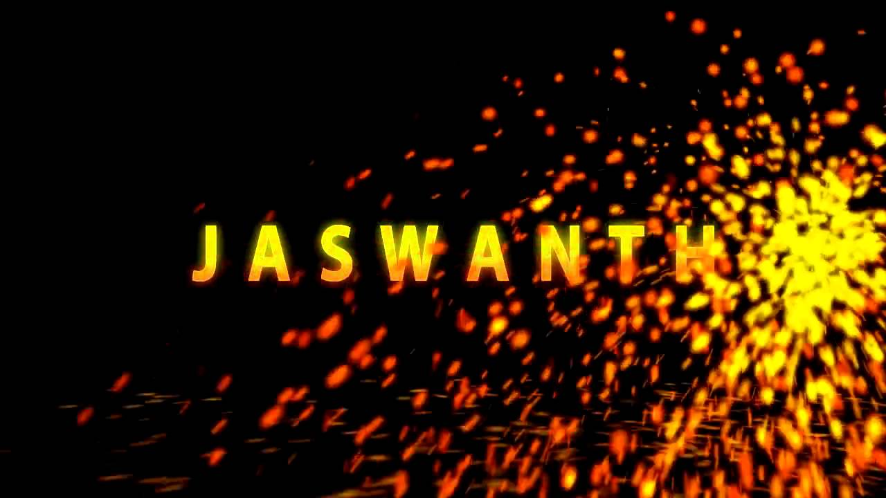 After-Effects-my name jaswanth - YouTube