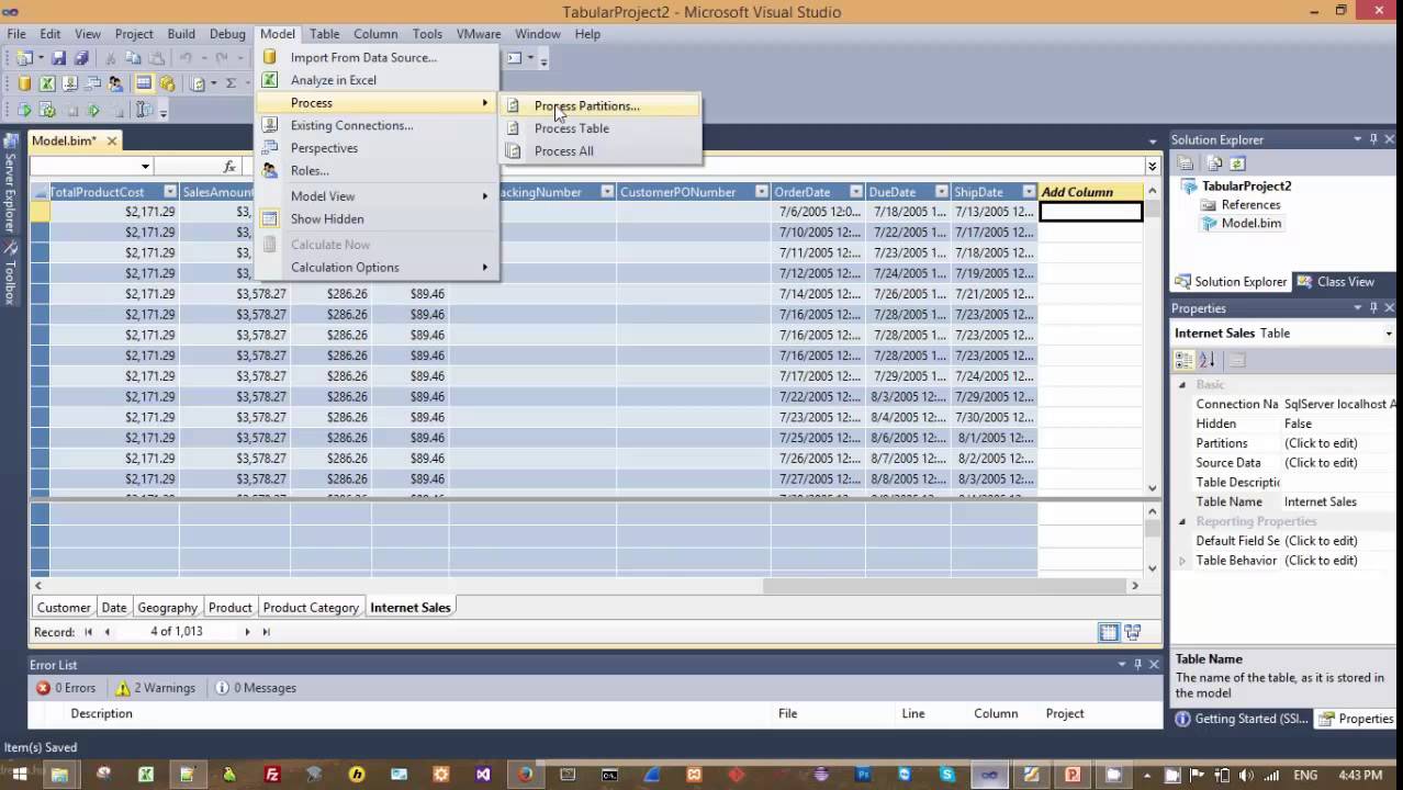 SQL Server 2012 Tutorials: Analysis Services - Tabular Modeling - Lession11 - YouTube