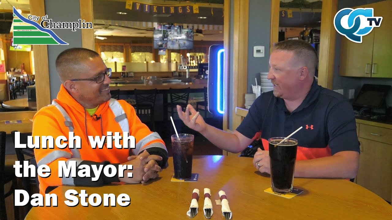 Lunch with the Mayor: Dan Stone | Champlin, MN | QCTV - YouTube