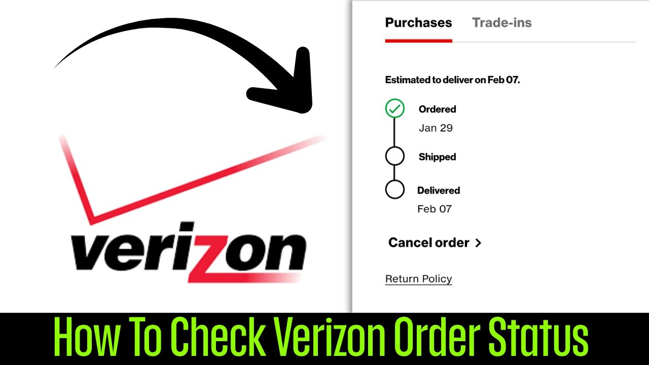 Verizon Check Order Status
