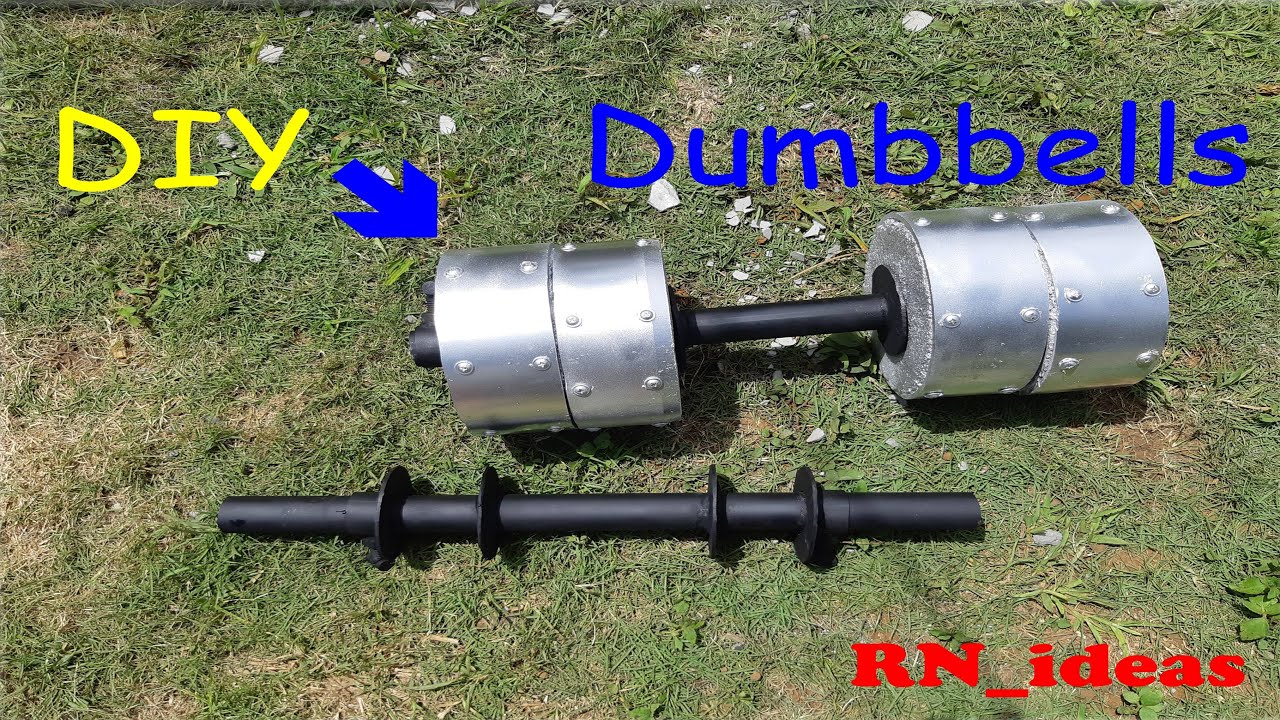 Home made. Amazing idea! . Dumbbells. DIY DUMBBELLS. - YouTube