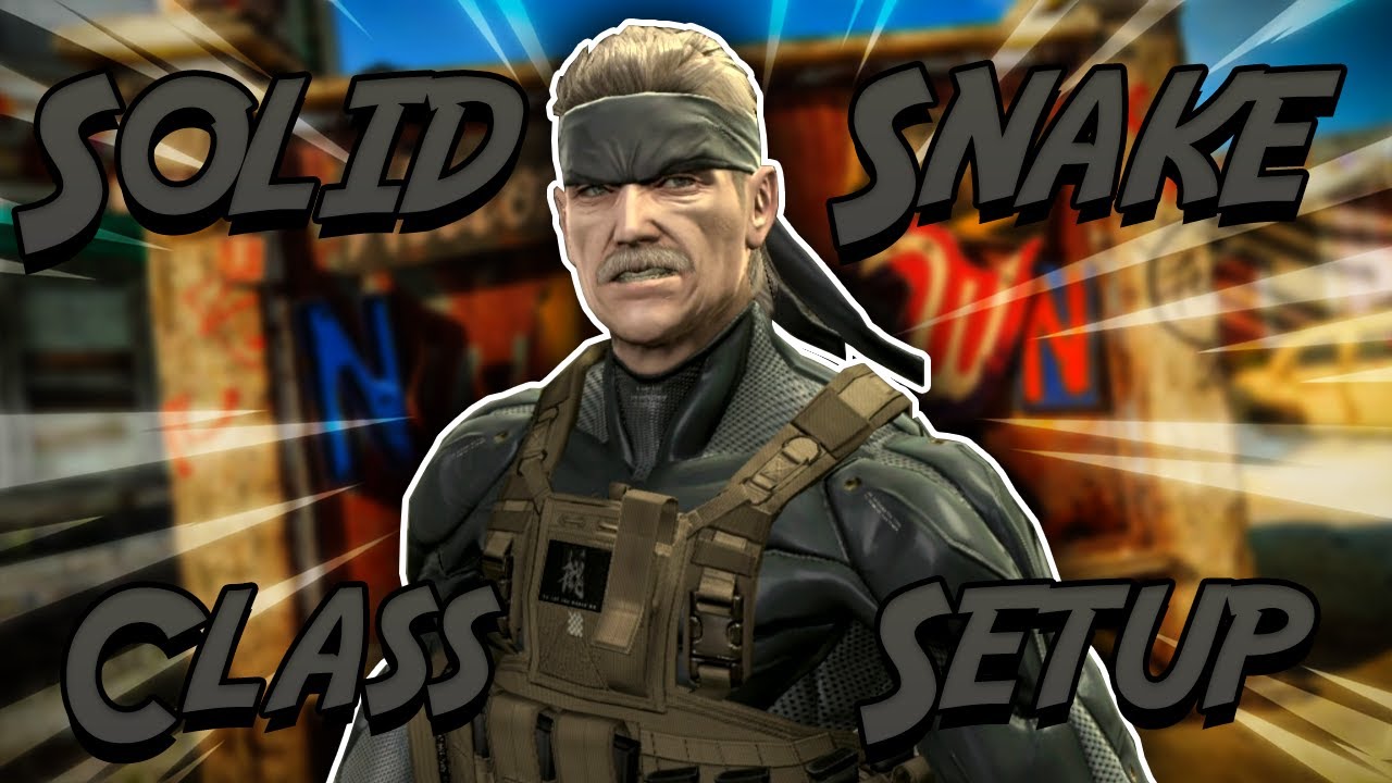 THE SOLID SNAKE "METAL GEAR SOLID 4" CLASS SETUP IN COD COLD WAR - XM4 ...