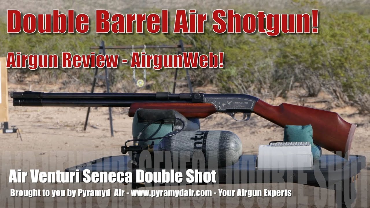 Seneca Double Shot, Double Barrel Air Shotgun - WARNING GRAPHIC CONTENT ...