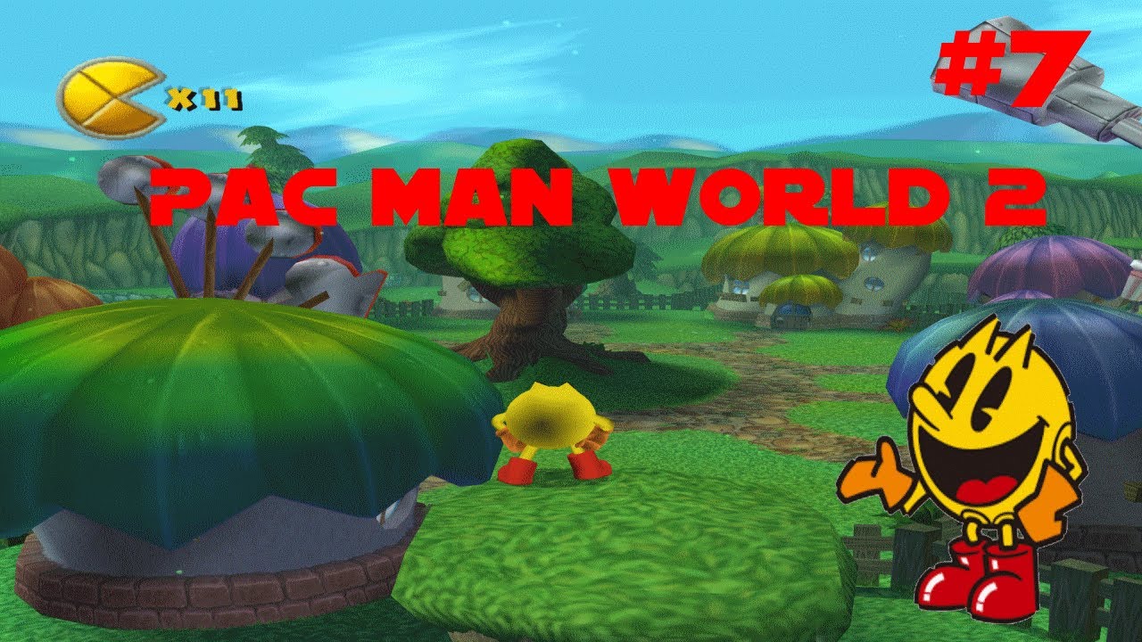 Pac Man World 2 #7 Shark Attack, Yellow Pac-Marine, & Whale On A Sub ...