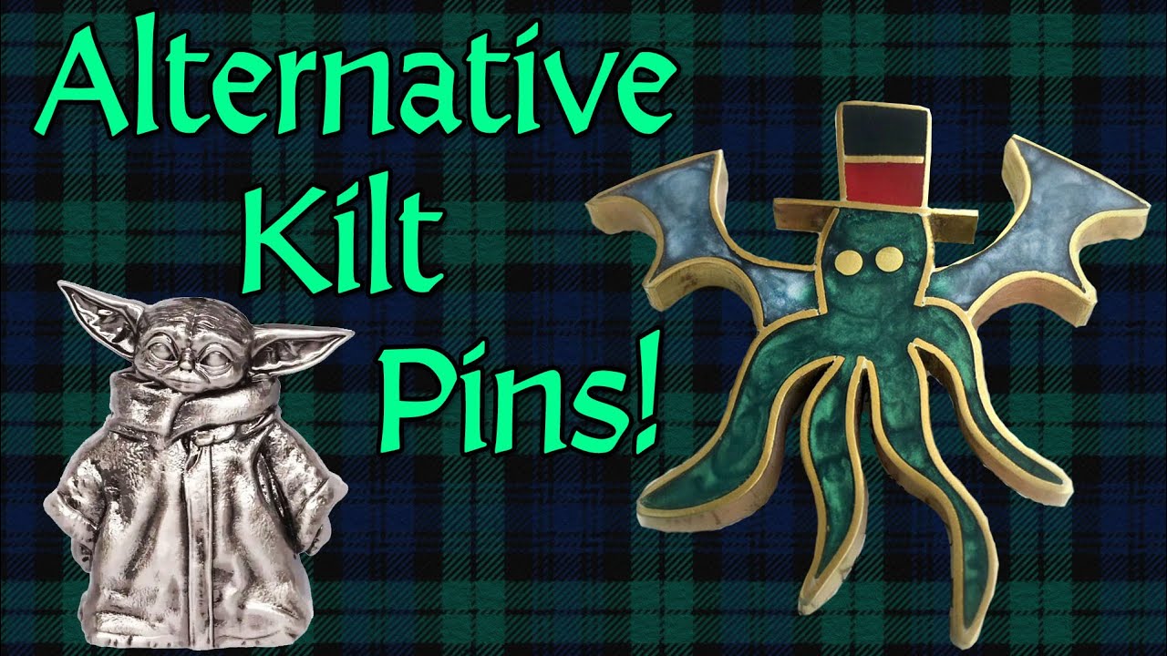 Alternative Kilt Pins - What Can You Use? What should you AVOID? - YouTube