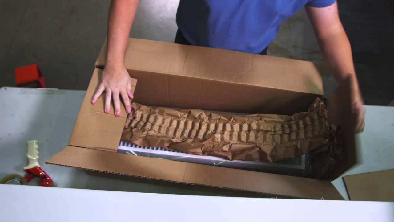 PadEZ Paper Packaging System - YouTube