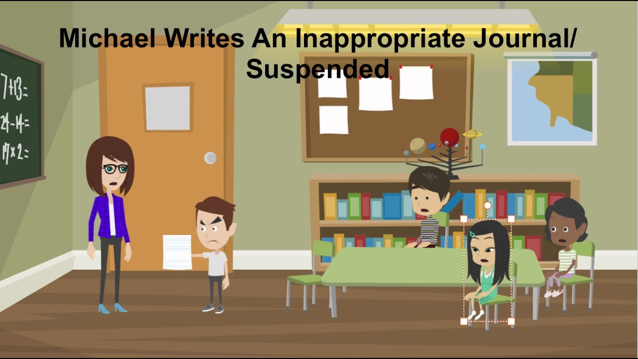 Michael Writes An Inappropriate Journal/Suspended - YouTube