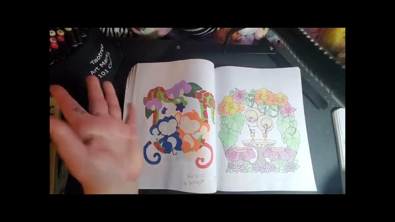 3 Finished Coloring Books & a little mishap 🤣 - YouTube