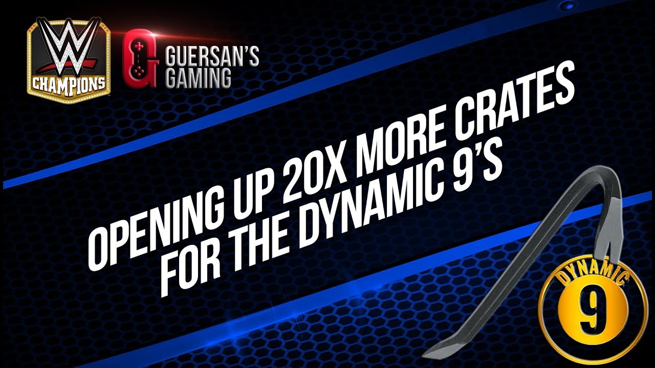 Opening up 20x More Crowbar Crates for the Dynamic 9's / WWE Champions ...