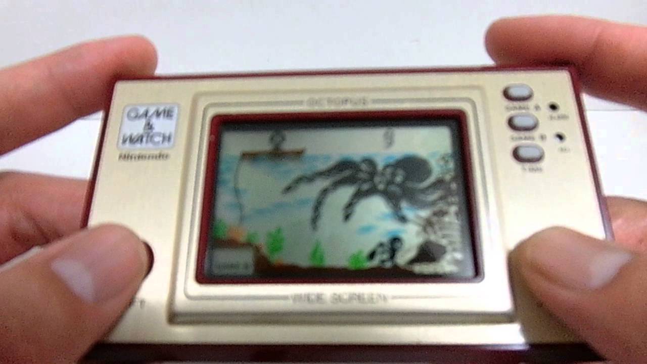 13885 Nintendo Game & Watch Octopus OC-22 1981 - YouTube