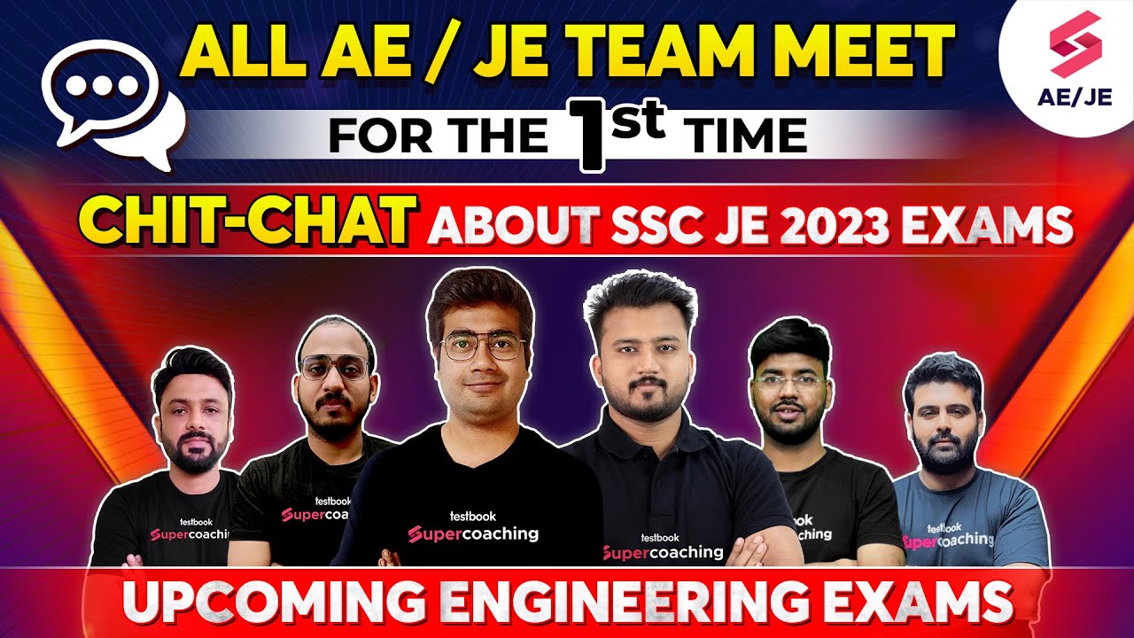 Upcoming Exams in 2023-24 SSC JE 2023 Paper 1 and Paper 2 Strategy with ...