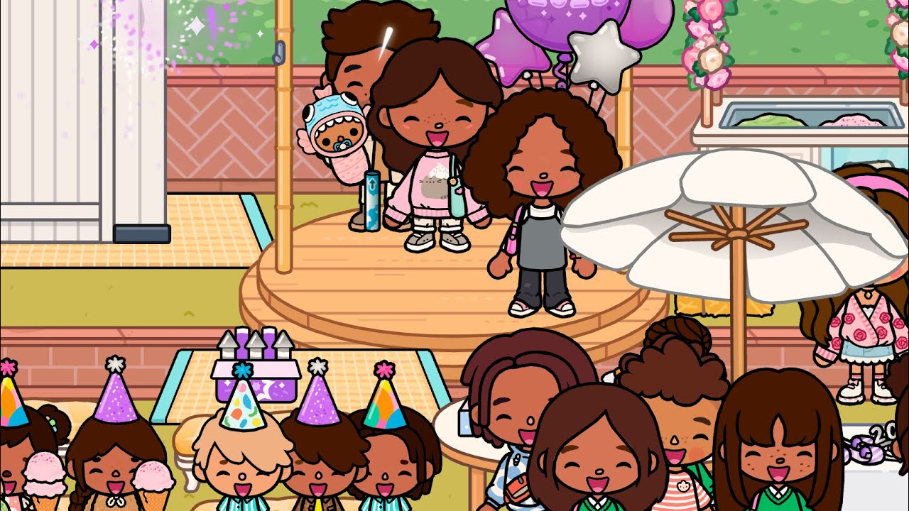 New years celebration* with voice*| Toca Boca role-play| - YouTube