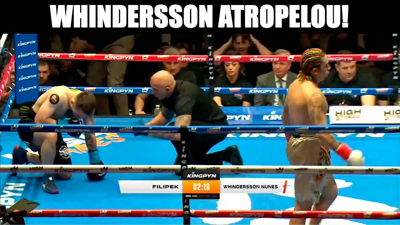 WHINDERSSON NUNES VS FILIPEK - RESULTADO LUTA BOXE - YouTube