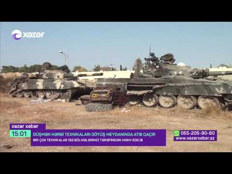 Düşmən Hərbi Texnikalarını Döyüş Meydanında Atıb Qaçır
