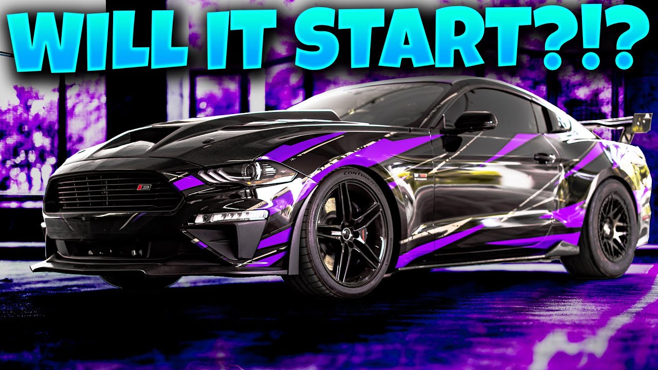 Will It Start?!? Dropping a Fully Built RPG Motor in my Mustang - YouTube