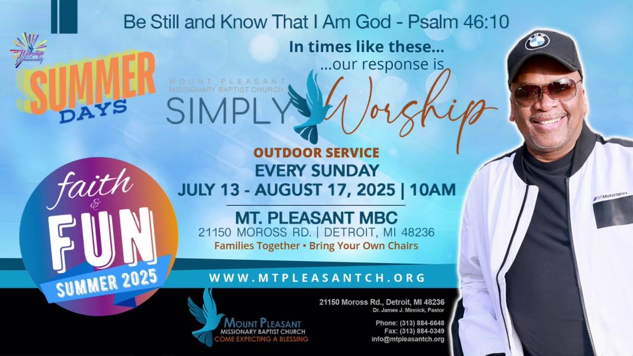 Mt. Pleasant MBC Worship Service - YouTube