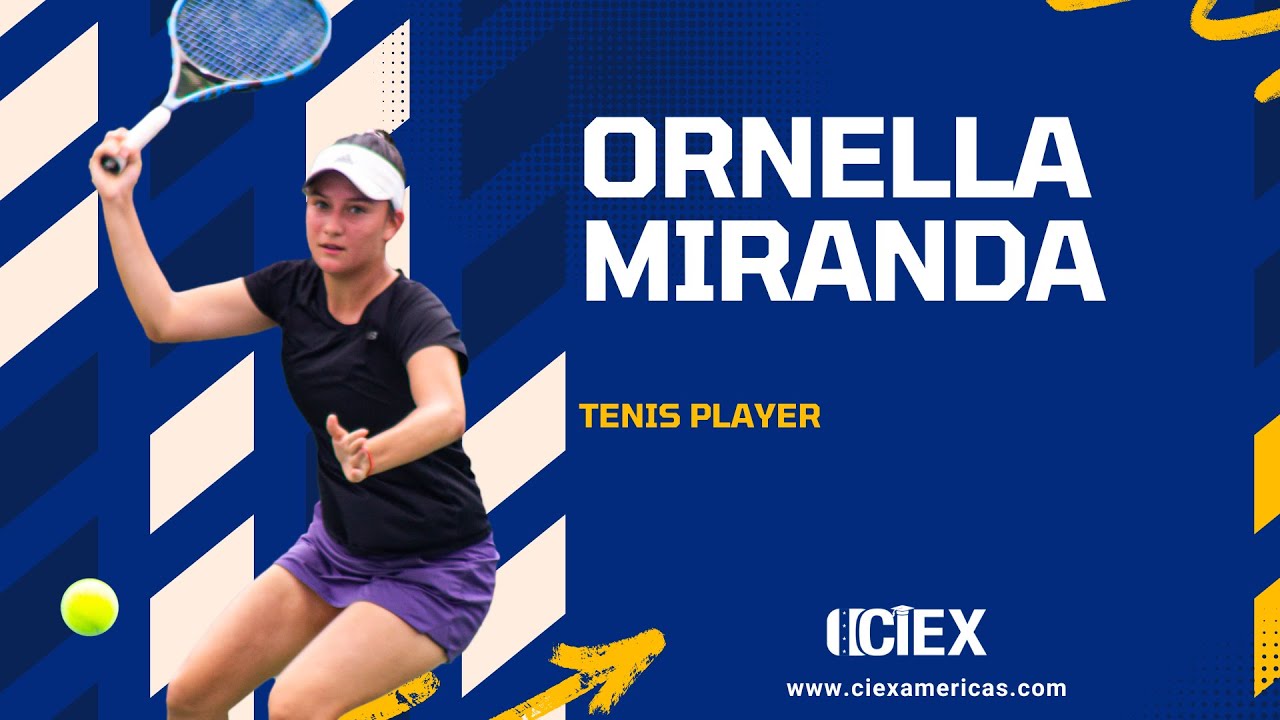 ORNELLA MIRANDA | FEMALE TENNIS PLAYER | COLLEGE | FALL 2024 - YouTube