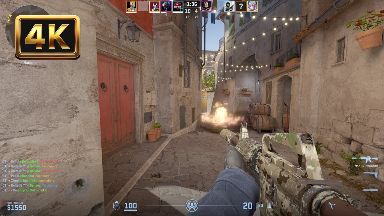 Counter Strike 2 Gameplay 4K (No Commentary) - YouTube