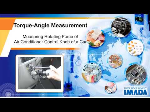 Automotive air conditioner’s knob operability (torque-angle) test - YouTube