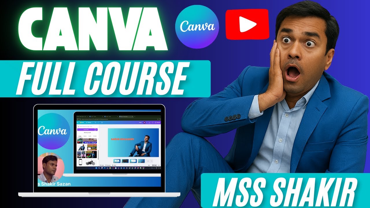 How to Make YouTube Thumbnails in Canva 2025 / Full Course | Full ...