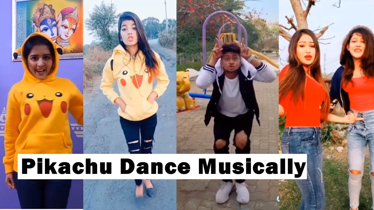 Pikachu Dance Challenge Musically Tiktok | Awez Darbar, Lucky Dancer ...