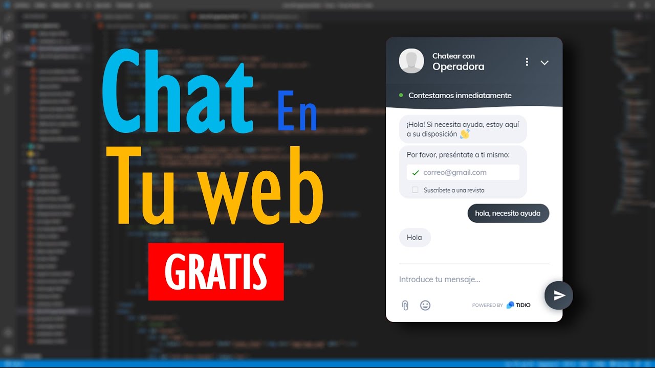 Insertar chat en tu sitio web GRATIS - YouTube