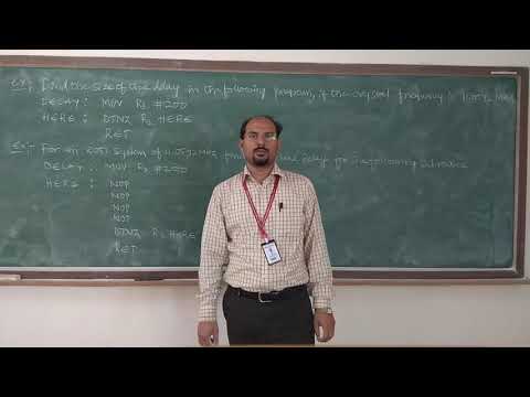 Microcontroller - 18EC46 - Module 3 - Time Delay Calculation - Program 2 - YouTube