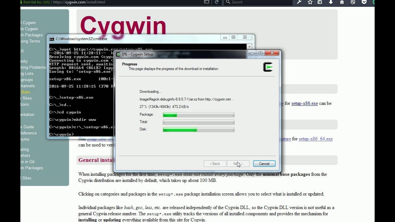 Installing Cygwin - YouTube