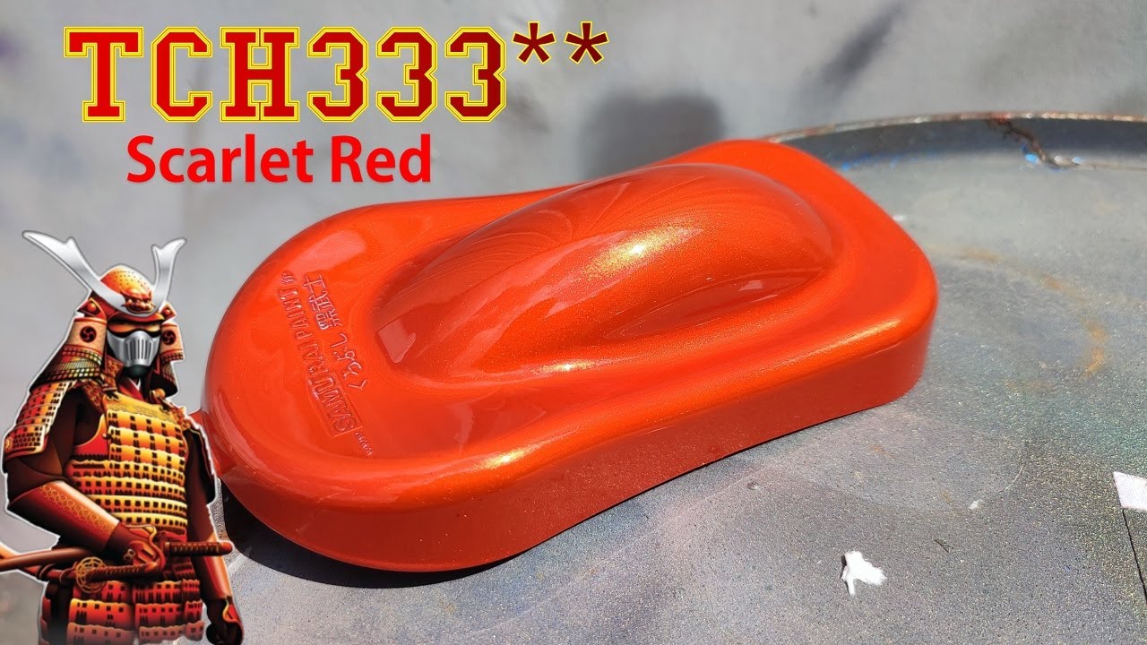 Scarlet Red TCH333 of Samurai Paint - YouTube